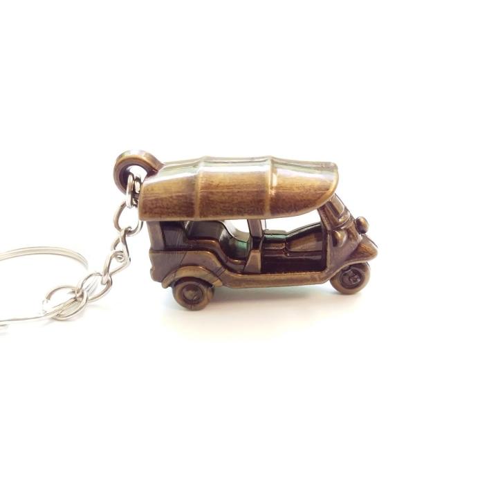 3D Rickshaw Keychain | Rickshaw Keychain | Plastic Body with Metal Look ...
