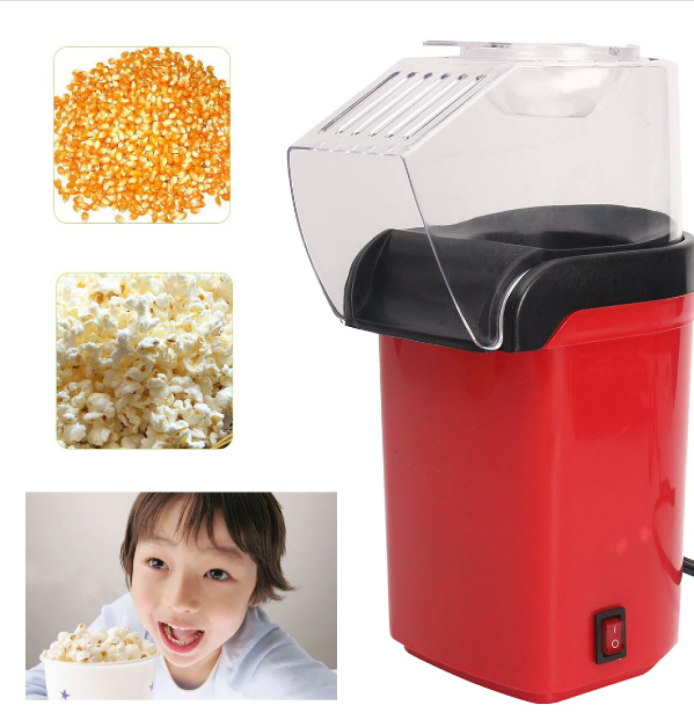 1200W Oil Free Popcorn Maker Machine with Measuring Cup | Daraz.pk