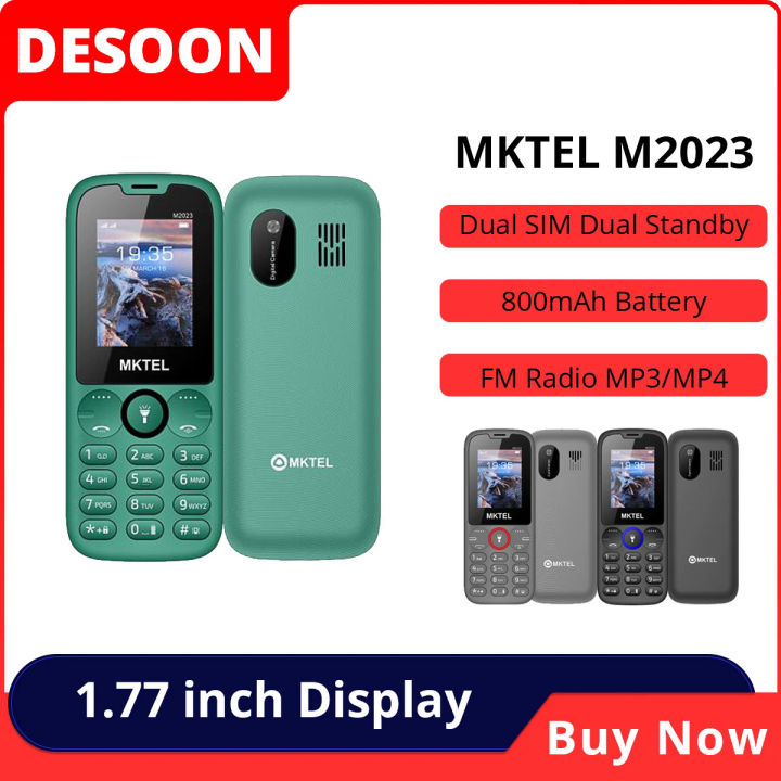 Mktel m2023 feature phone with 1.77inch Display 800mAH battery dual SIM FM radio flashlight 0 ...