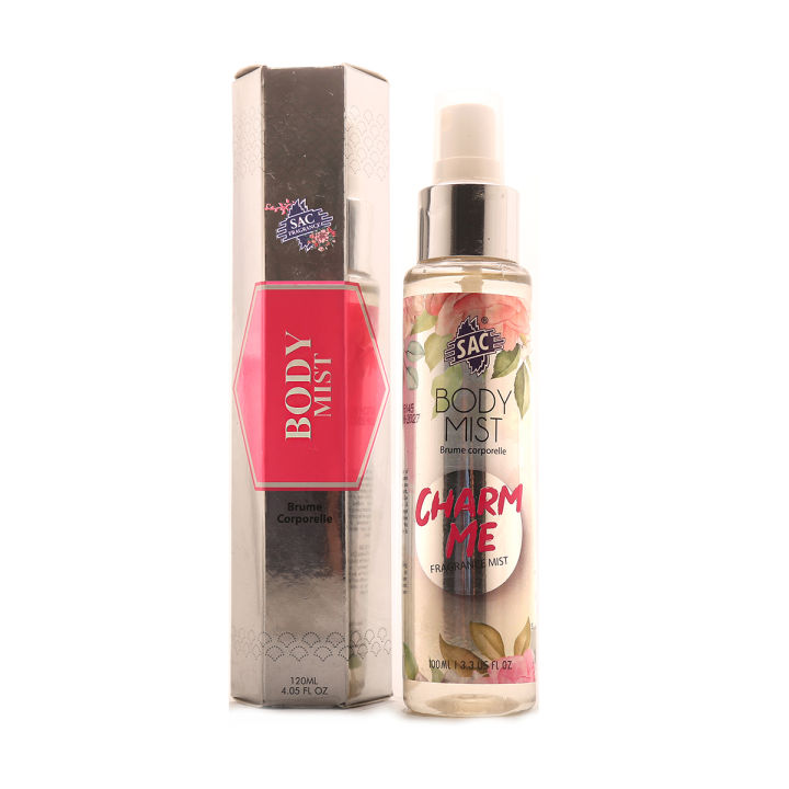 Body Mist - CHARM ME - 100ml - Fragrance Mist - Perfume - SAC | Daraz.pk