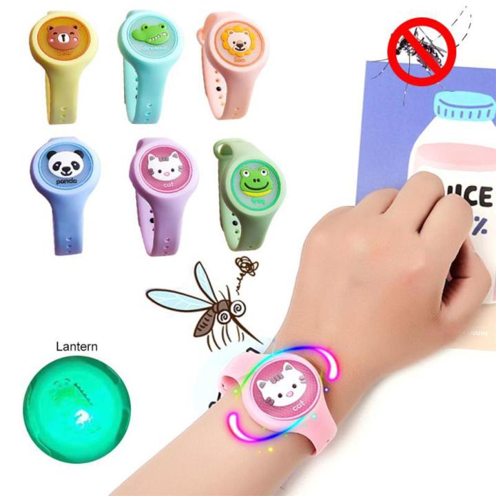 Mosquito Repellant Colorful Watch | Children Flash Anti-Mosquito Watch ...