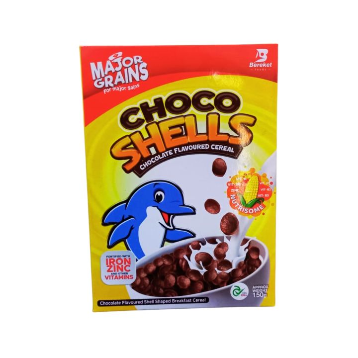 Major Grains Choco Shells Chocolate Flavored Cereals Box 150g | Daraz.pk