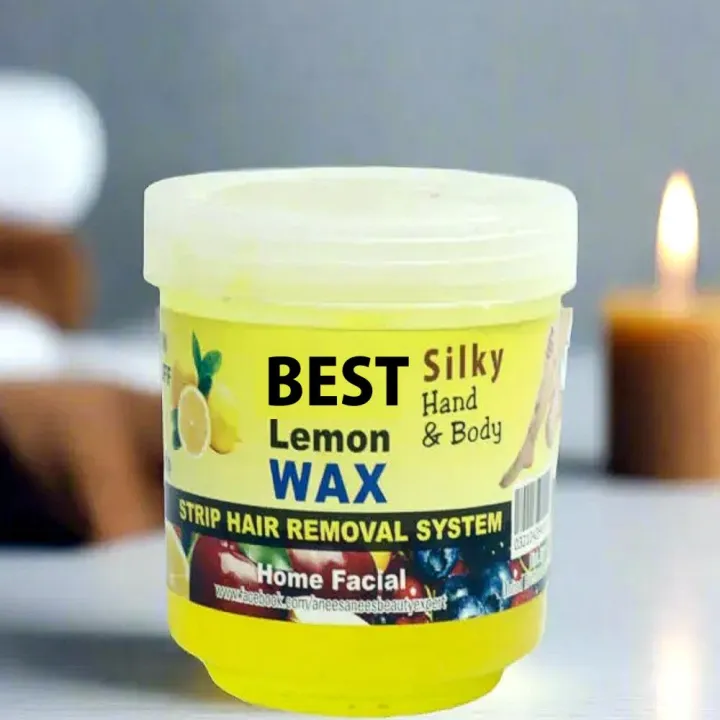 Hair Removal Wax Jar Natural Wax | Lemon Wax | Herbal Wax | Daraz.pk
