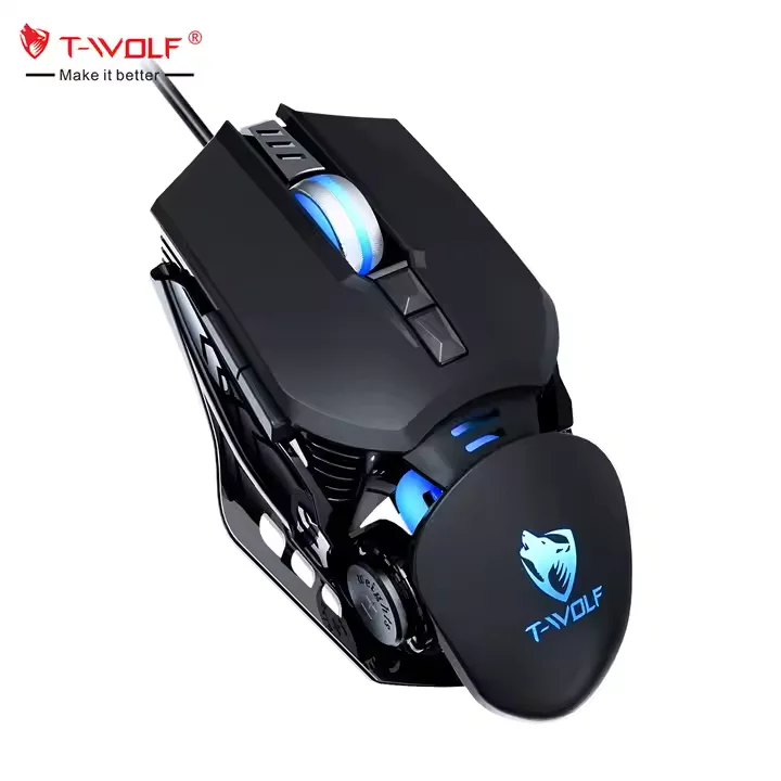 T-WOLF G530 RGB – Ultra-Responsive Wired Gaming Mouse, 6400 DPI Optical ...