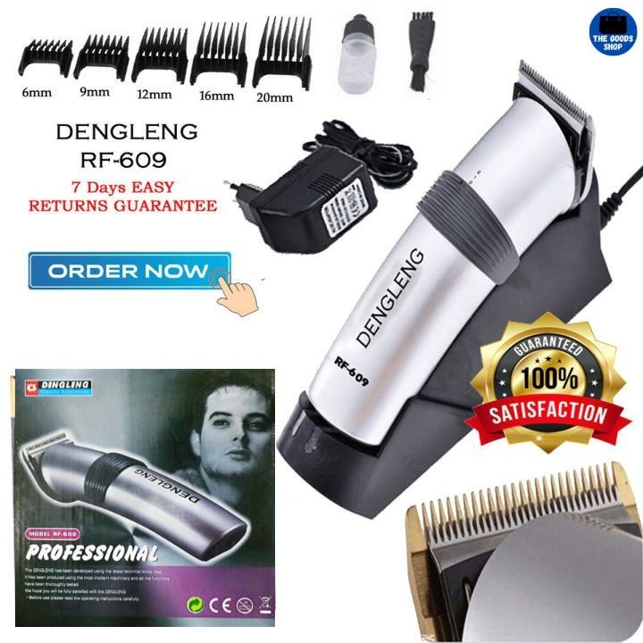 100% Original Dengleng RF-609 Hair Professional Shaver Trimmer ...