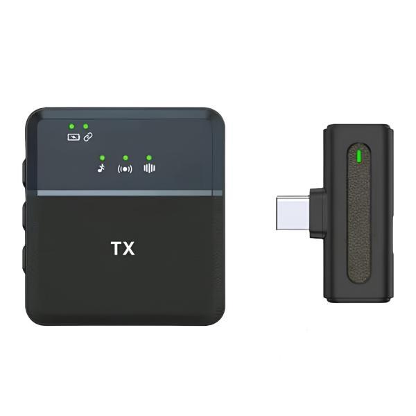 SX8 Wireless Lavalier Microphone | Single Clip-On Collar Mic with Type ...