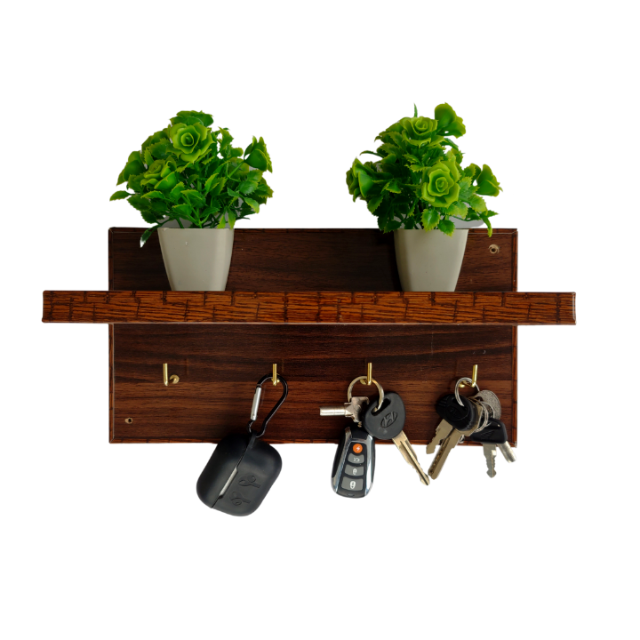 wooden key holder for wall, Wall key Hanger for Hanging Keys for home ...