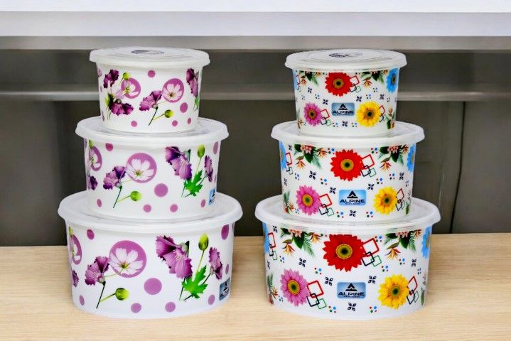 3 pcs food storage bowl set - high quality - beautifull design -food ...