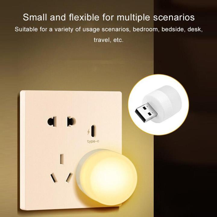3pcs Of LED Lamp Portable Mini USB Light Ultra Low Power Night Light ...
