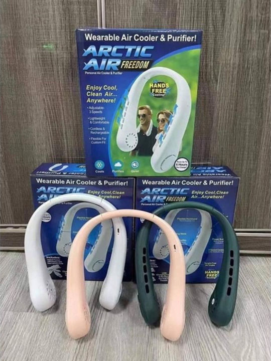 Neck Fan - Low Noise Rechargeable Neck Fan - portable fan - neckfan ...