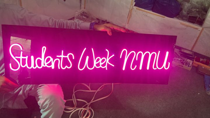 Customized NEON Sign board - Couple Name Plate -2- 4 Letters Alphabets ...