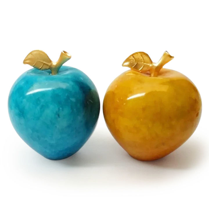 Decorative Handcrafted Marble Apple Onyx Stone for Home Decor | Daraz.pk