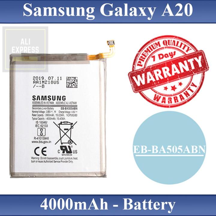 Samsung Galaxy A20 Battery EB-BA505ABN Replacement Premium Quality ...