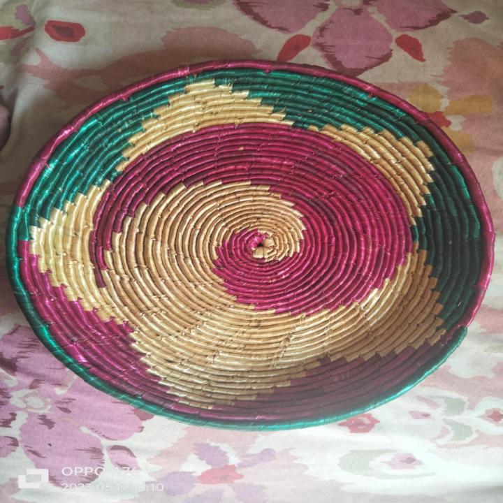 Changair For Roti - Hand Woven Roti Chaabi For Kitchen - Bread Plate ...