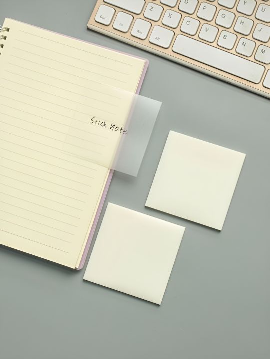 3x3 Transparent Sticky Notes for Highlight and Marking office&craft ...