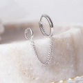 【On Sale】1/2Pc Fahion Double Ear Hole Piercing Earring imple Deign ...