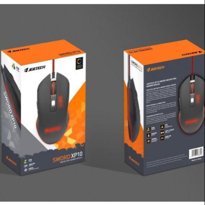 Jertech XP10 RGB Gaming Mouse | Daraz.pk