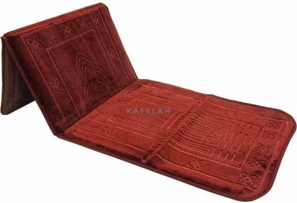 Foldable prayer mat, luxury prayer mat, prayer mat with backrest ...