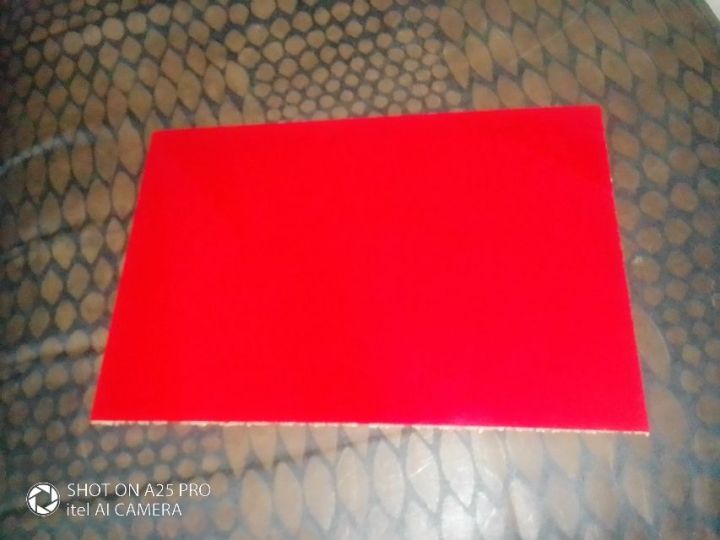 Acrylic Sheet Red 8 x 12 inches 2mm For Painting & Art and Craft | Daraz.pk