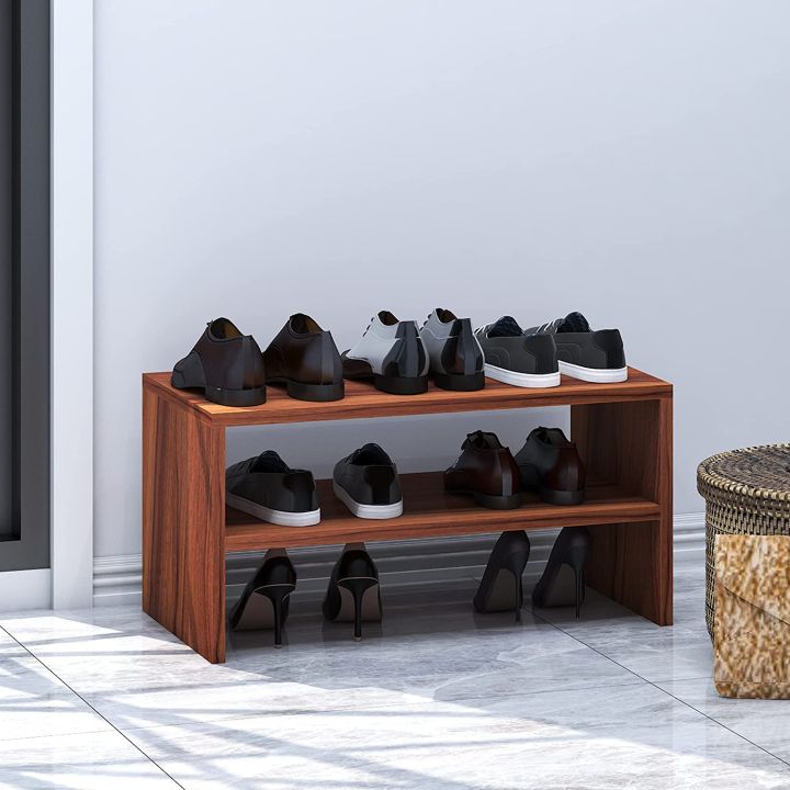New Premium Quality Wooden Shoe Rack, Stack-able Chappal rack, Entrance ...