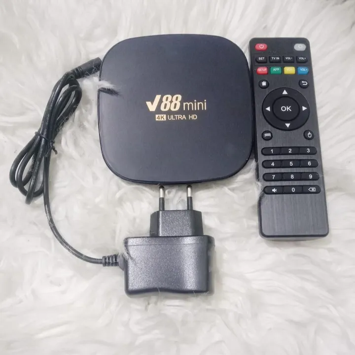 Android Tv Box, V88 mini, with Bluetooth, 4GB/64GB V-Tech Android Ver ...