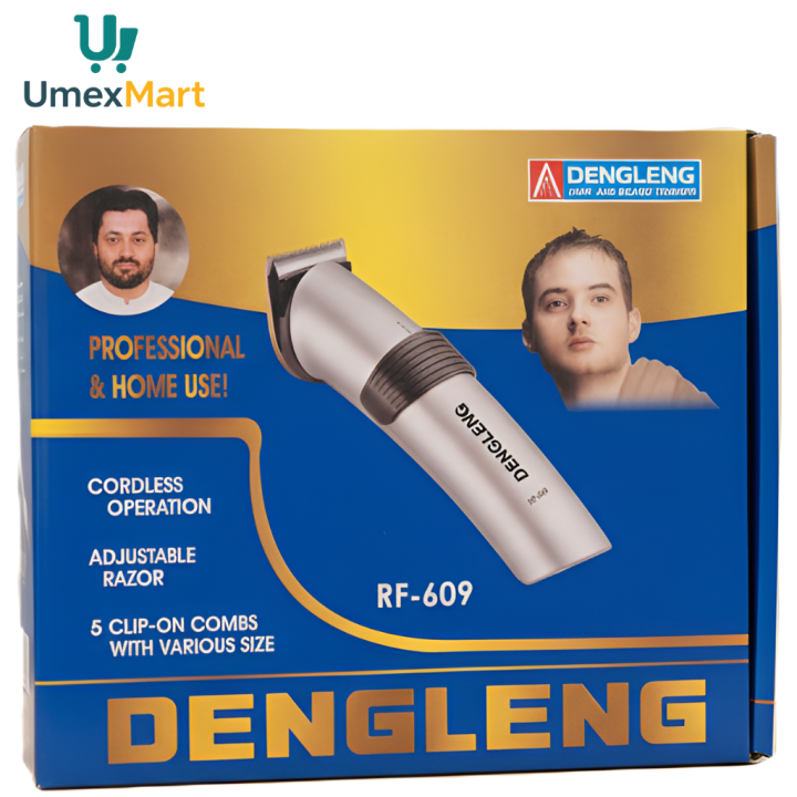 DINGLING RF-609 Electric Hair Clipper & Beard Trimmer – Rechargeable ...