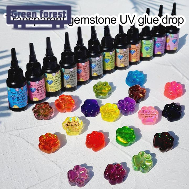 Green forest DIY Craft Glue Eco-friendly DIY Ultraviolet Curing Clear ...