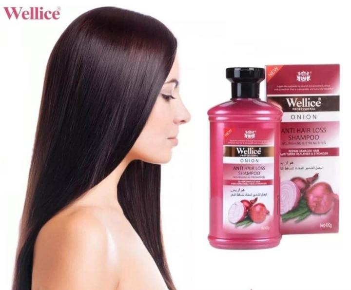 Wellice Professional Onion Anti Hair Loss Shampoo Wellice Onion Anti Hair Loss Shampoo - 400g ...