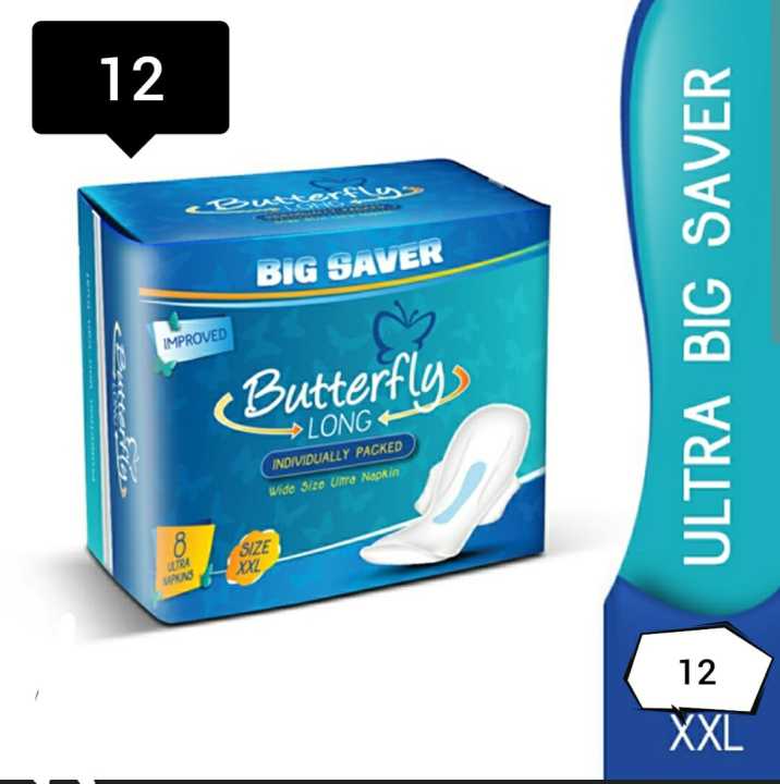 Ultra Thick Sanitary Pads Extra Long Value Pack 12 Count All-Day ...