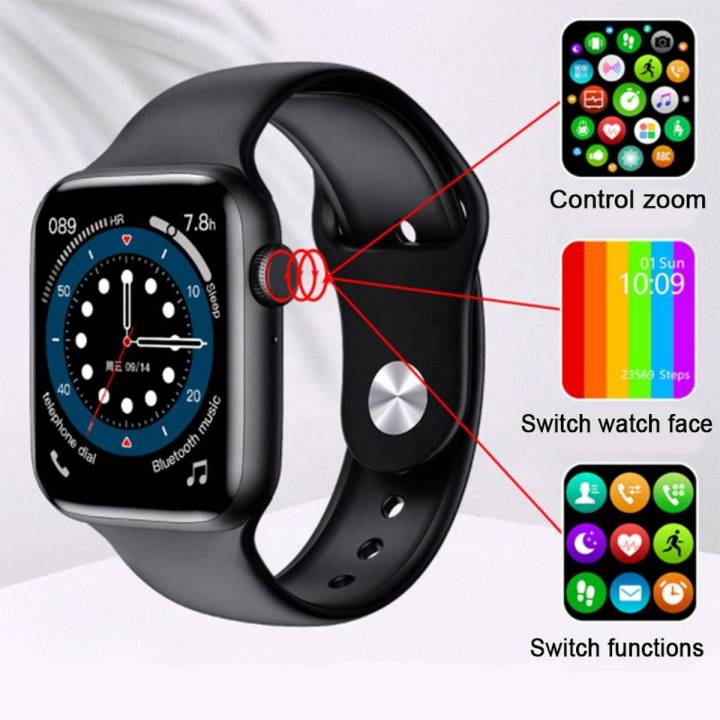 W26 Plus SmartWatch with Working Crown Apple Watch Series 6 With 1.75" 3D Retina Infinity ...