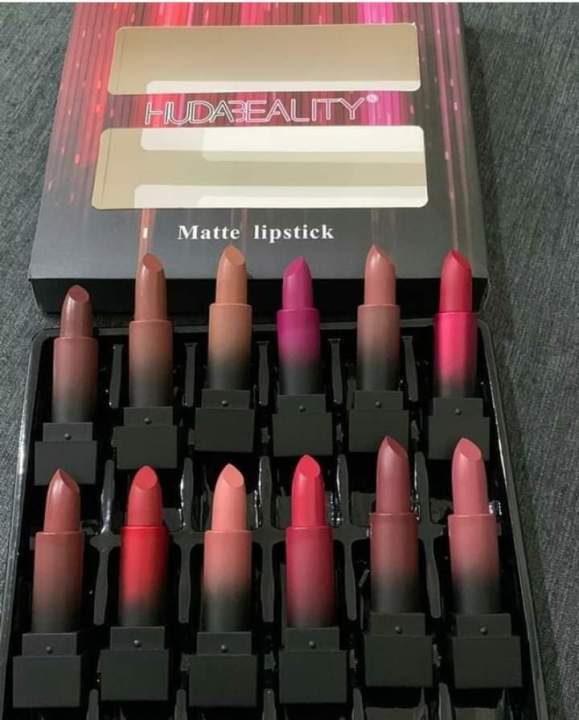 The SUBI's Pack of 6 & 12 Lipsticks , Multicolor Lipsticks , Red Pink ...