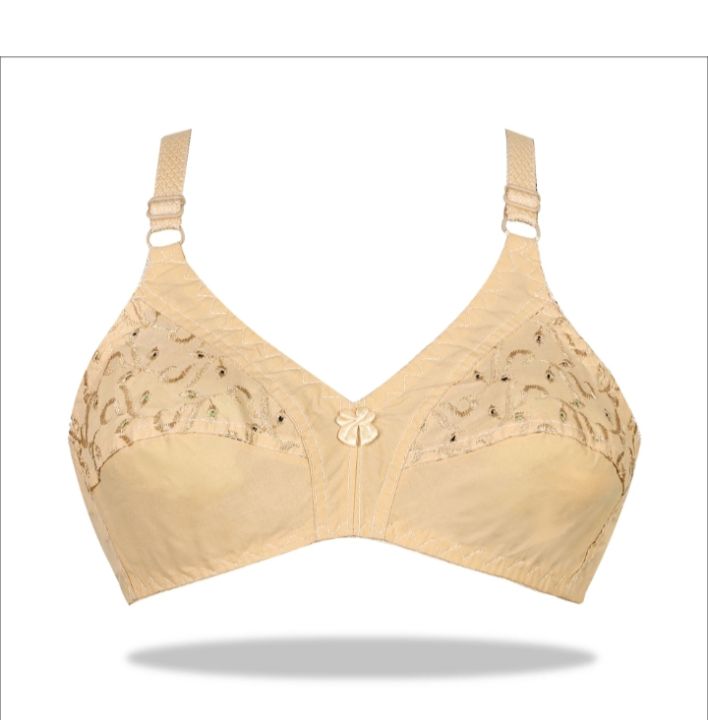 Chicken Cotton Bra with Embroidery Espico Pink - Bra for Girls | Daraz.pk