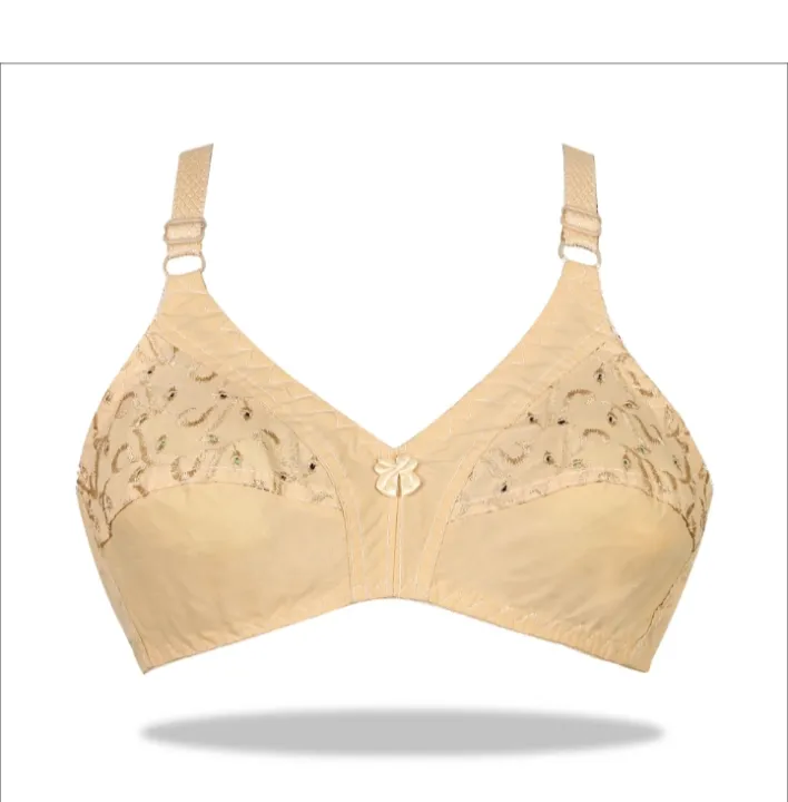 Chicken Cotton Bra with Embroidery Espico Pink - Bra for Girls | Daraz.pk