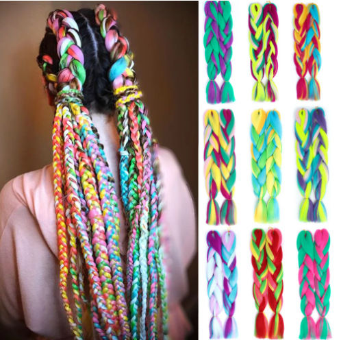 European and American foreign trade color wig braid jumbo braids ...