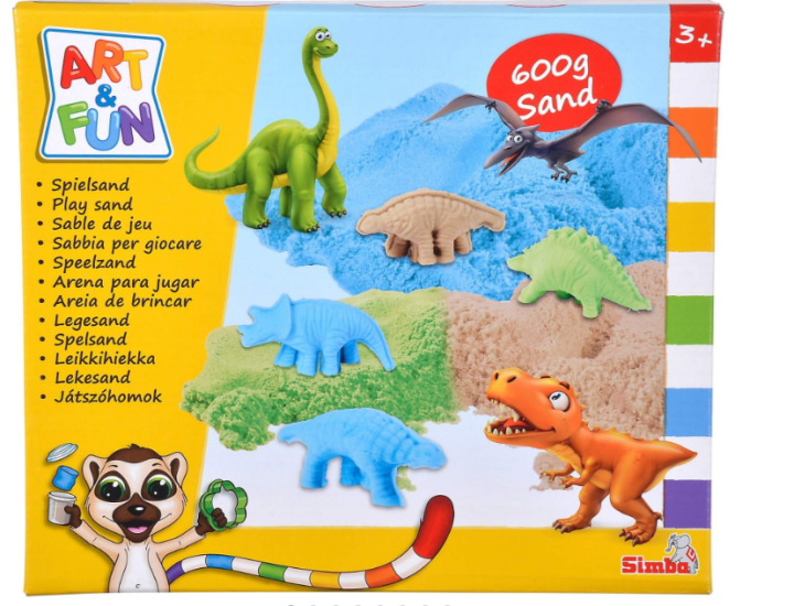 Simba Art&Fun play sand set dinosaur | Daraz.pk