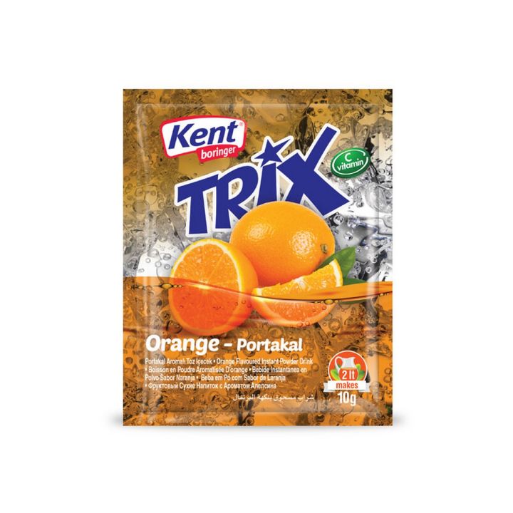 Kent Trix Orange Flavoured Instant Powder Drink 1 sachet | Daraz.pk