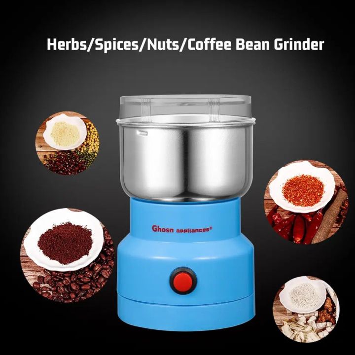 Imported Electric Grinder Machine NIMA NM-8300 High Quality Stainless Steel Grinding Nuts Coffee ...