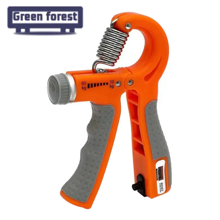Green forest Hand Grip Strengthener Counting Hand Forearm Grip Strength ...