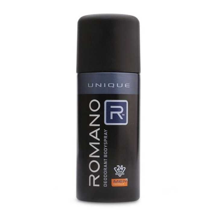 Romano Unique Deodorant Body Spray For Men 24 Hrs Fragrance | Daraz.pk