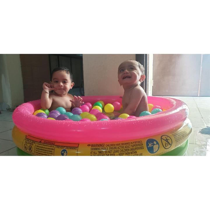 INTEX 58924 - Sunset Glow Baby Pool For Kids Inflatable Kids Bath Tub ...
