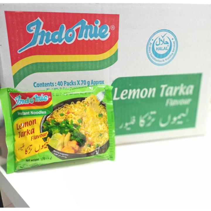 INDOMIE INSTANT NOODLES LEMON TARKA 70 GRAM CARTON | ZAR | Daraz.pk