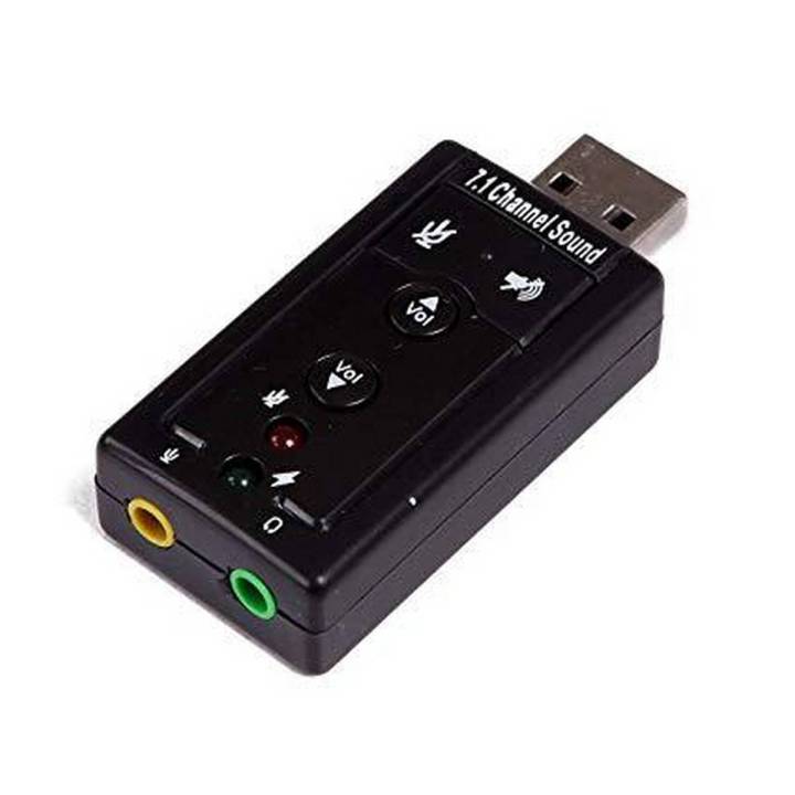 USB External 7.1 Channel Sound Card Audio Adapter | Daraz.pk