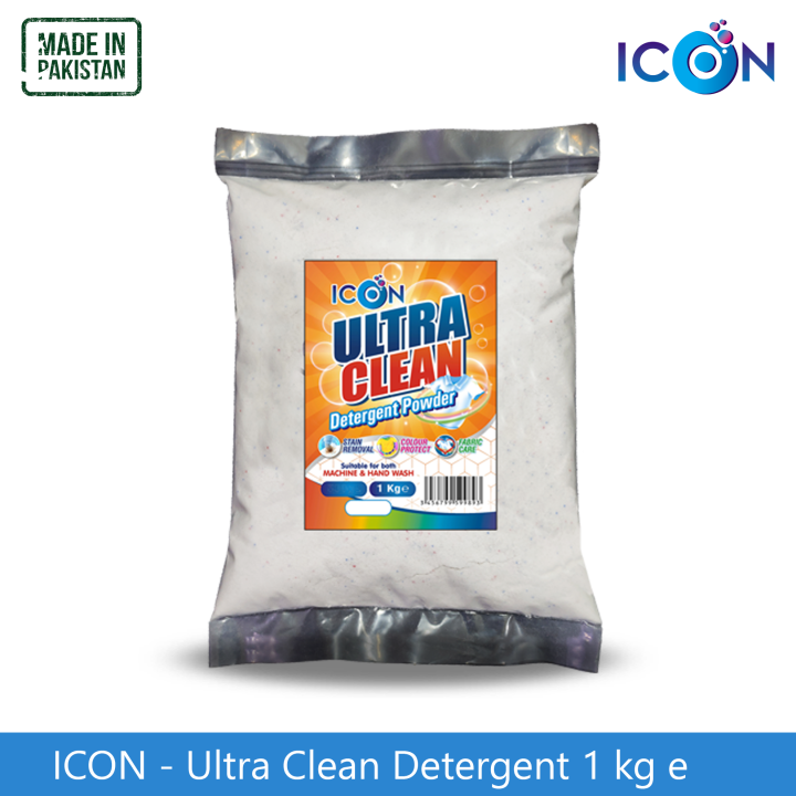 ICON - Ultra Clean Detergent Powder 1kg e | Daraz.pk