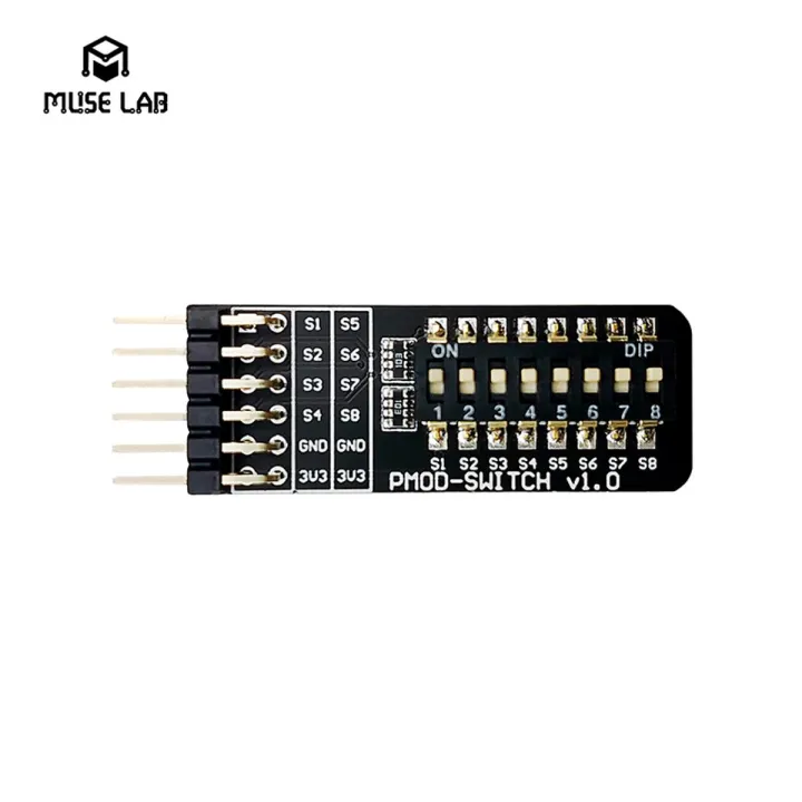 PMOD-SWITCH Expansion Board ICESugar FPGA Expansion Module Standard PMOD Interface 8 bit DIP ...