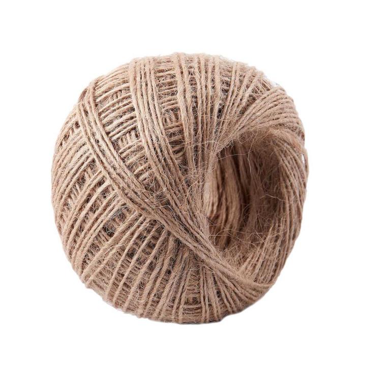 10X 100 Meter - Natural Textured Hessian Jute Twine String 1mm | Daraz.pk