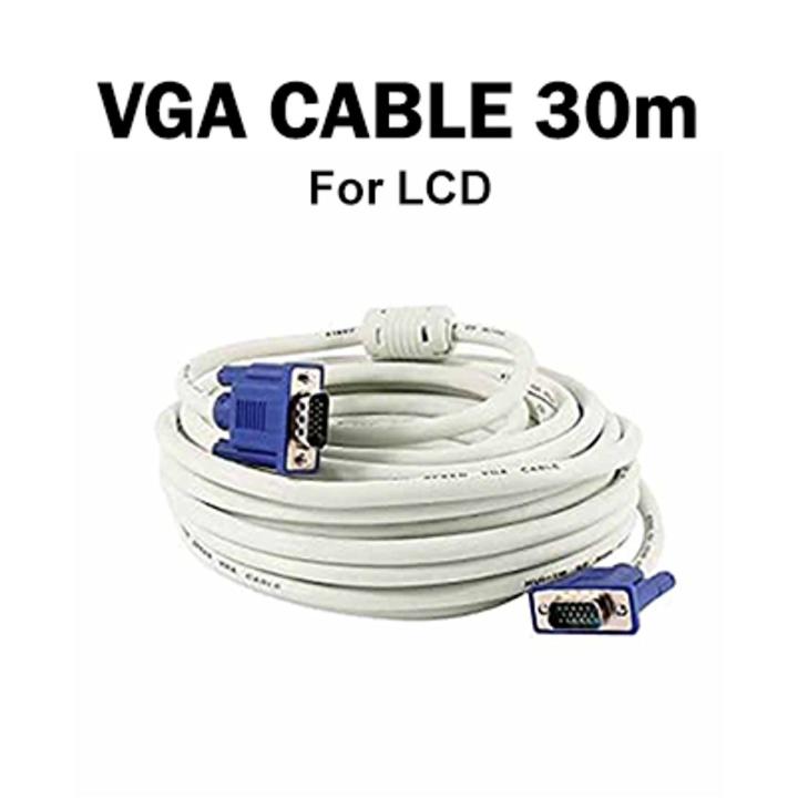 VGA Cable 30 Meter for LCD/Computer/Monitor/LED | Daraz.pk
