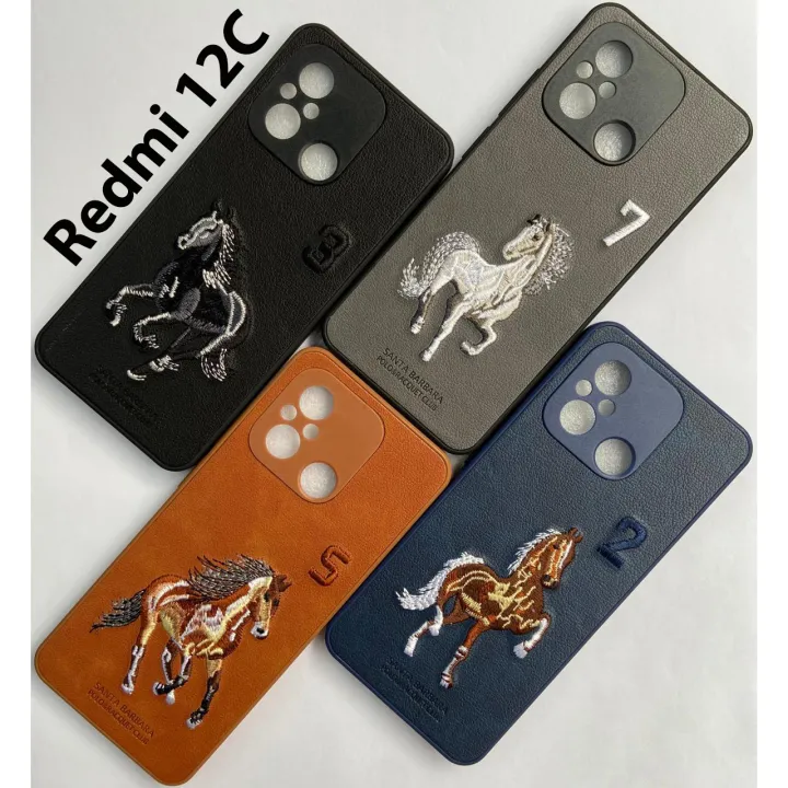 Redmi 12C – Santa Barbara Polo Embroidered Faux Leather Rexine Phone ...