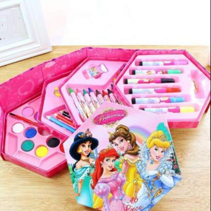 Multicolor Art Box Coloring Box Set - Art Set Colour Kit 46 Pcs for ...