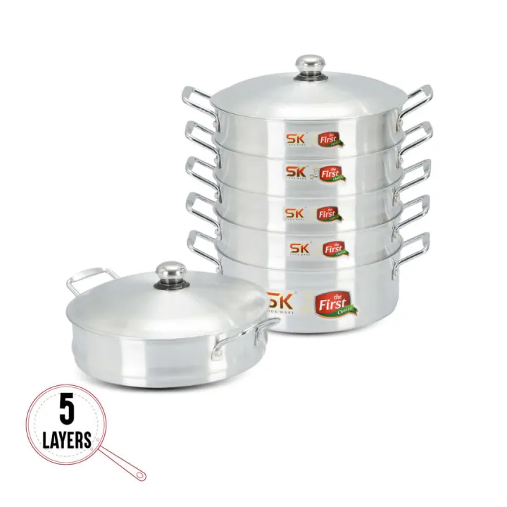 SK Cookware 5 Layers Steamer Best Quality Grace Casserole Steamer Set ...