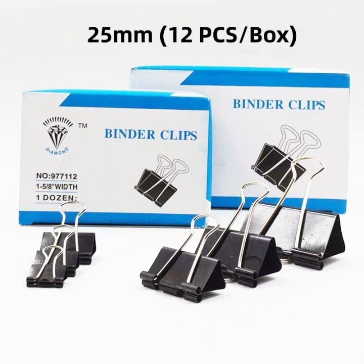 Small Mini Binder Clips, Diamond, 25mm, 1 inch Paper Clip | Daraz.pk